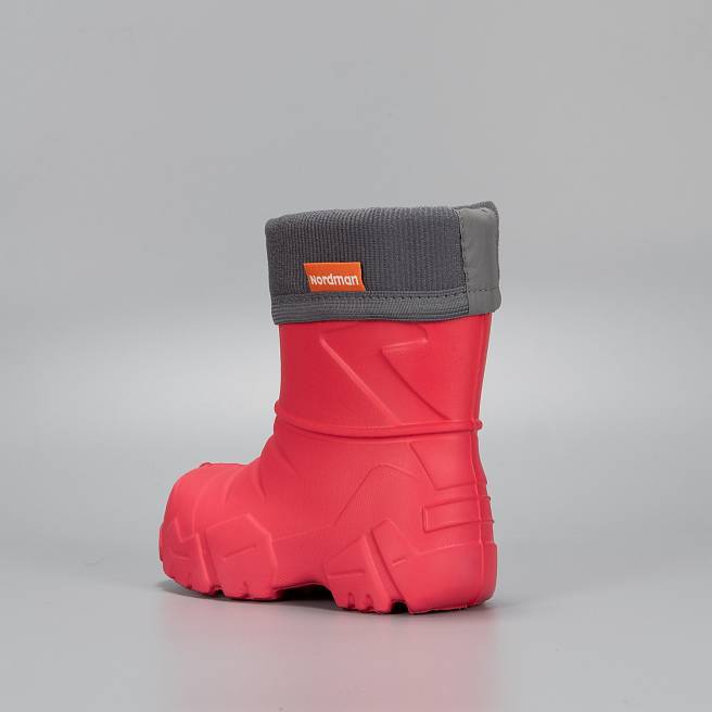 Сапоги детские Nordman Kids со съемным флисовым утеплителем красные - купить в интернет-магазине ...