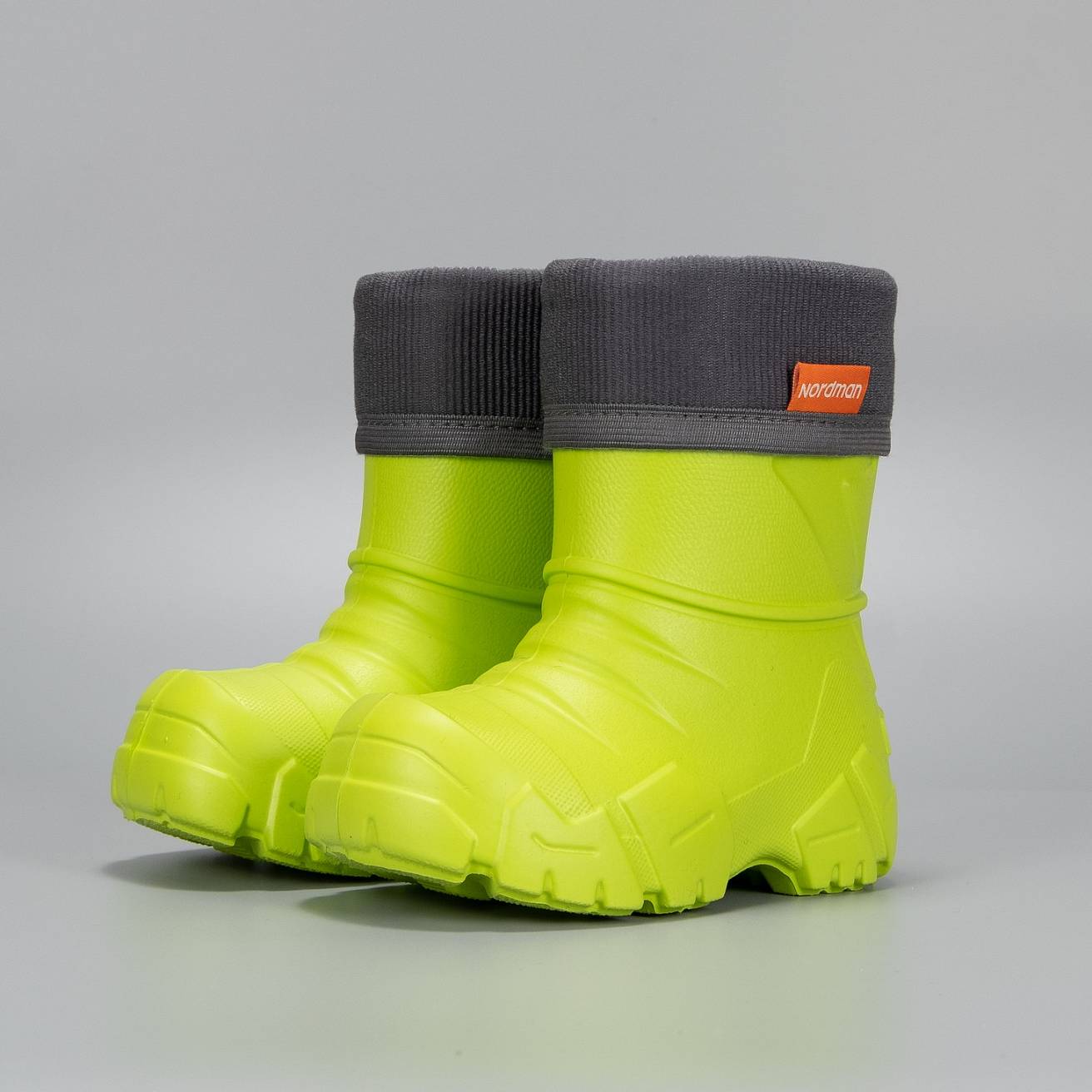 Сапоги детские Nordman Kids со съемным флисовым утеплителем лайм - купить в интернет-магазине ...